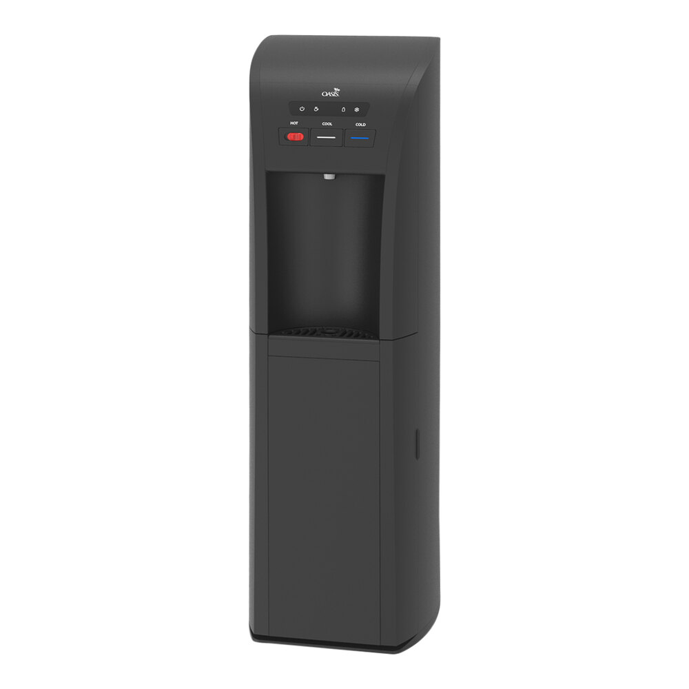 Oasis 506544C BAEB1SHSK 5 Gallon Aquarius Black Tri-Temp Bottom Load ...