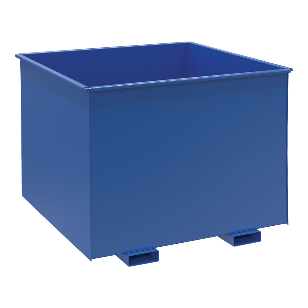 Vestil 2.5 Cubic Yard Heavy-Duty Steel Rotator Box Hopper R-250-HD-BL ...