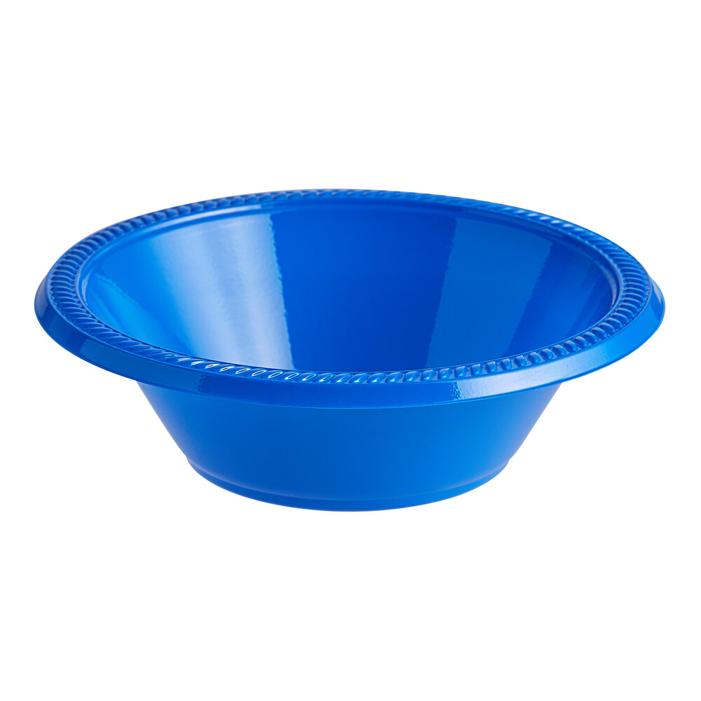 Choice 12 oz. Blue Plastic Bowl - 1,000/Case