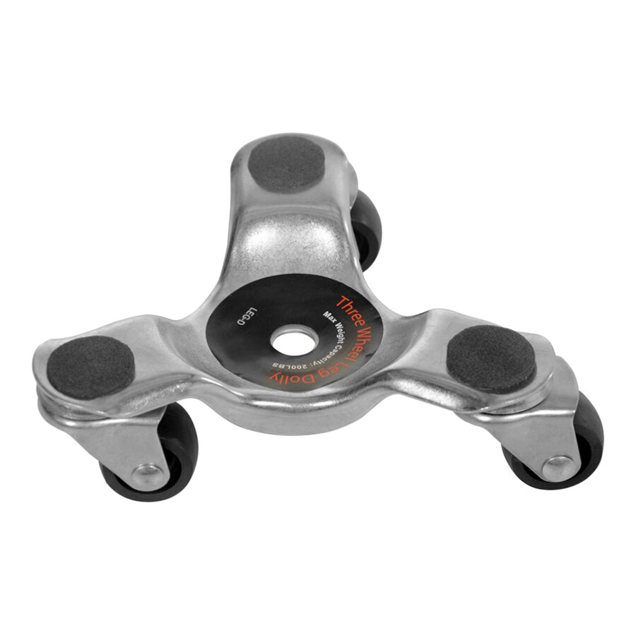 Vestil 6 3/8" x 5 13/16" x 2 1/2" Steel Furniture Leg Dolly LEG-D - 200 ...