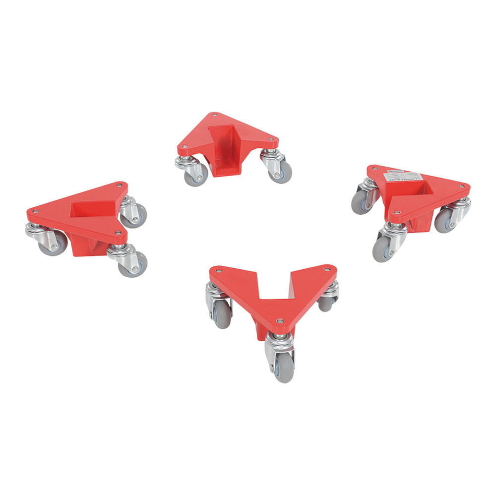 Vestil Aluminum Narrow Slot Corner Mover Dolly CMD-A-NS-200-4PK - 800 ...