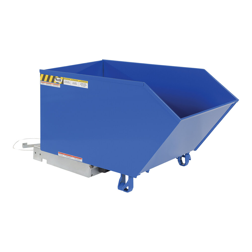 Vestil 0.50 Cubic Yard Heavy-Duty Low-Profile Self-Dumping Steel ...