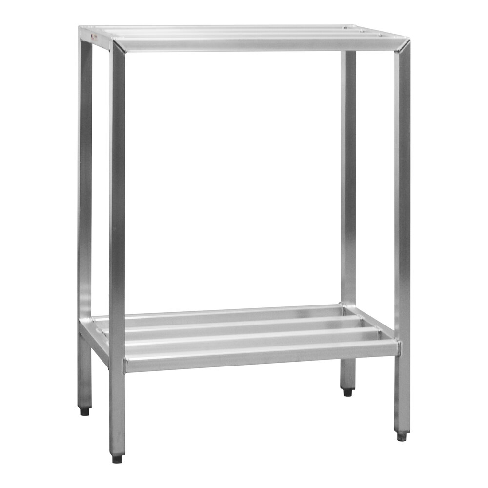 New Age 48" x 20" x 48" 2-Shelf Heavy-Duty Aluminum Shelving Rack 1022