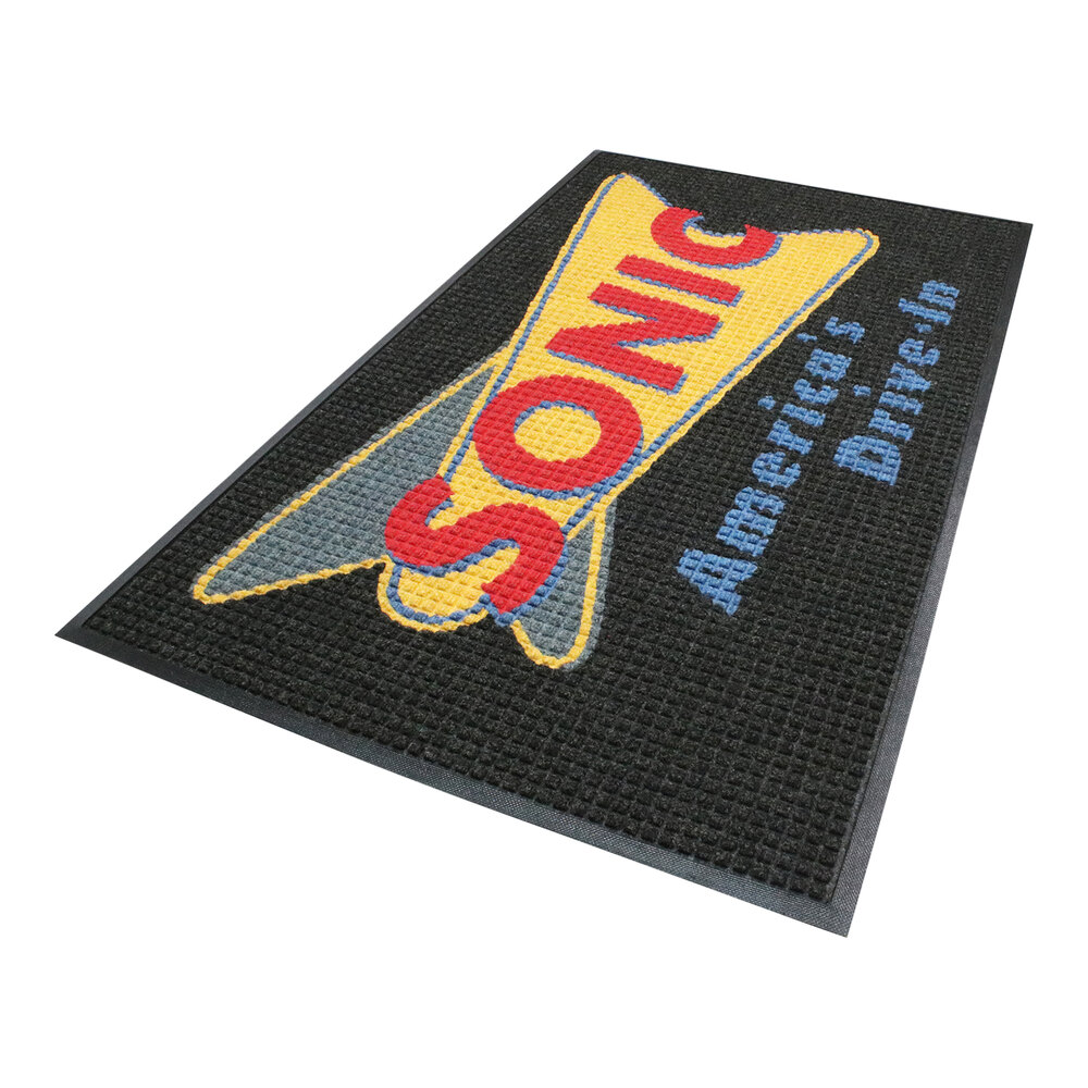 M+A Matting WaterHog 4' x 6' Customizable Inlay Logo Mat with Classic ...