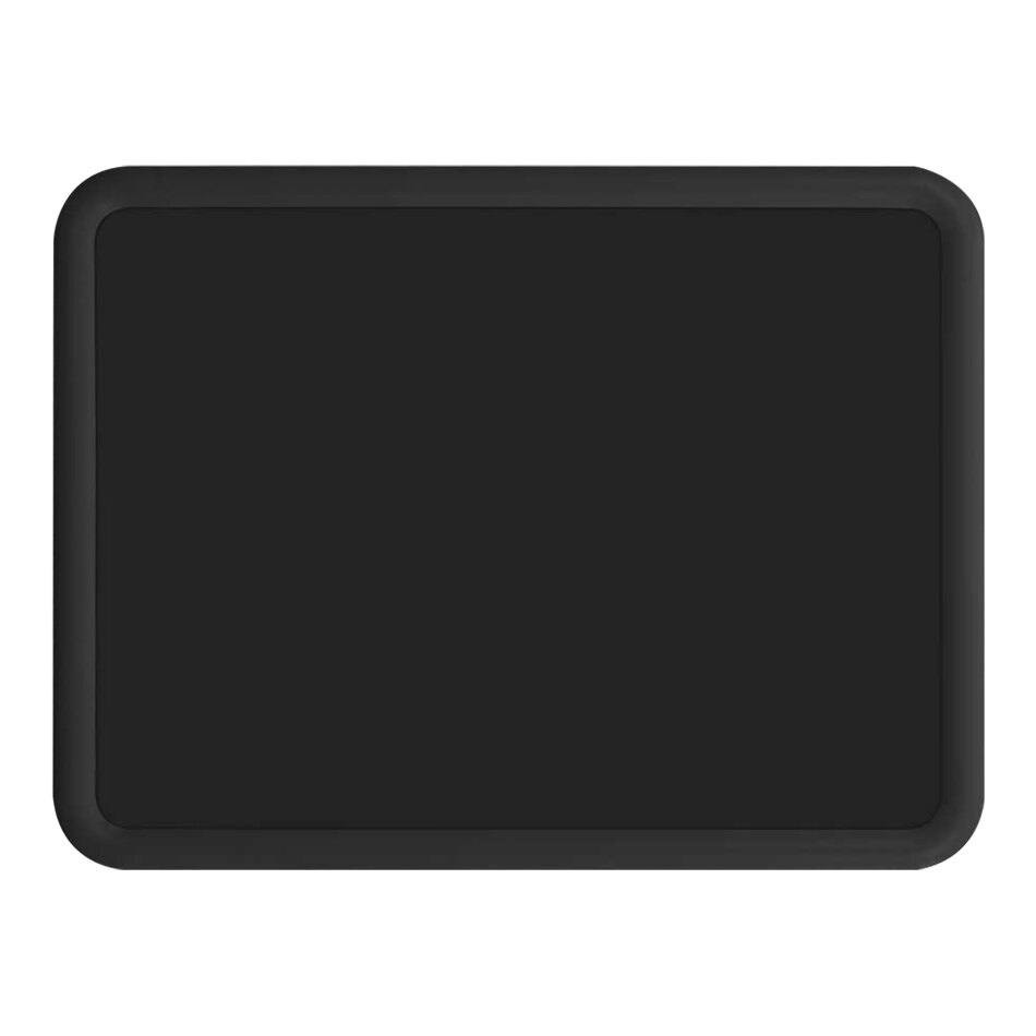 United Visual Products 24" x 18" Black Dry Erase Board with Black Frame