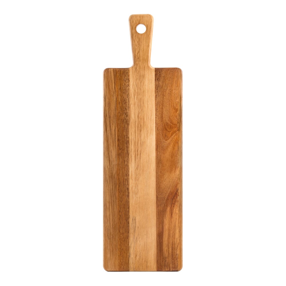 TableCraft Acacia Collection 20" x 6" x 5/8" Rectangular Acacia Wood ...