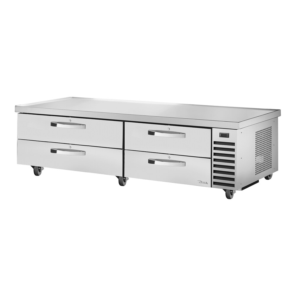 True TRCB-82-84-HC~SPEC3 Spec Series 84" Refrigerated Chef Base with 4 ...