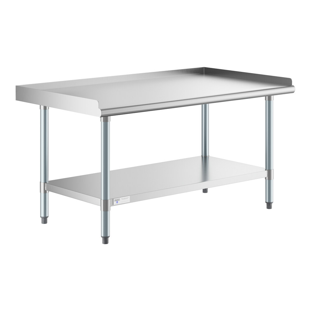 Steelton 24" x 48" 18 Gauge Stainless Steel Equipment Stand with ...
