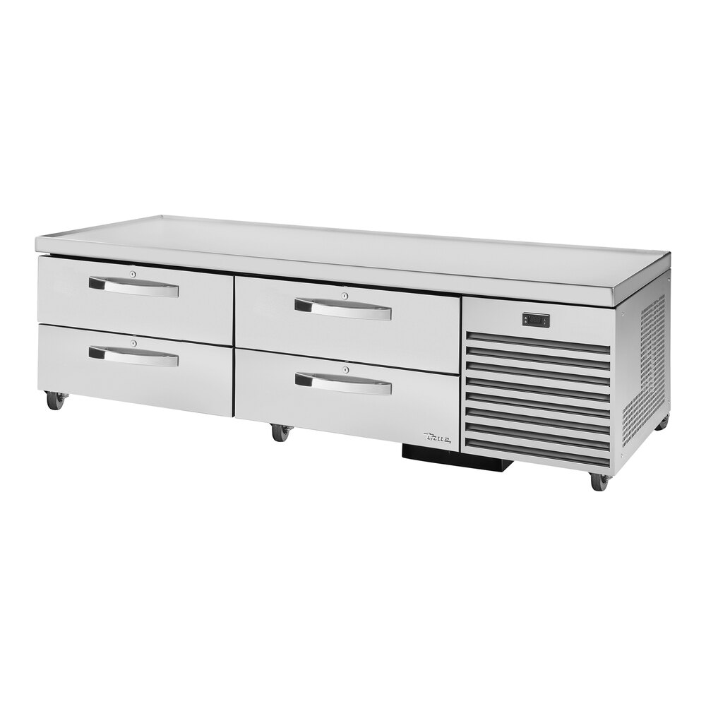 True TRCB-79-HC~SPEC3 Spec Series 79 1/4" Refrigerated Chef Base with 4 ...