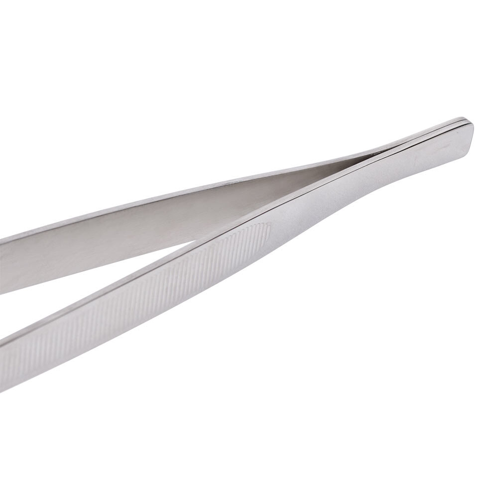 Mercer Culinary M35131 9 3/8" Curved Precision / Plating Tongs