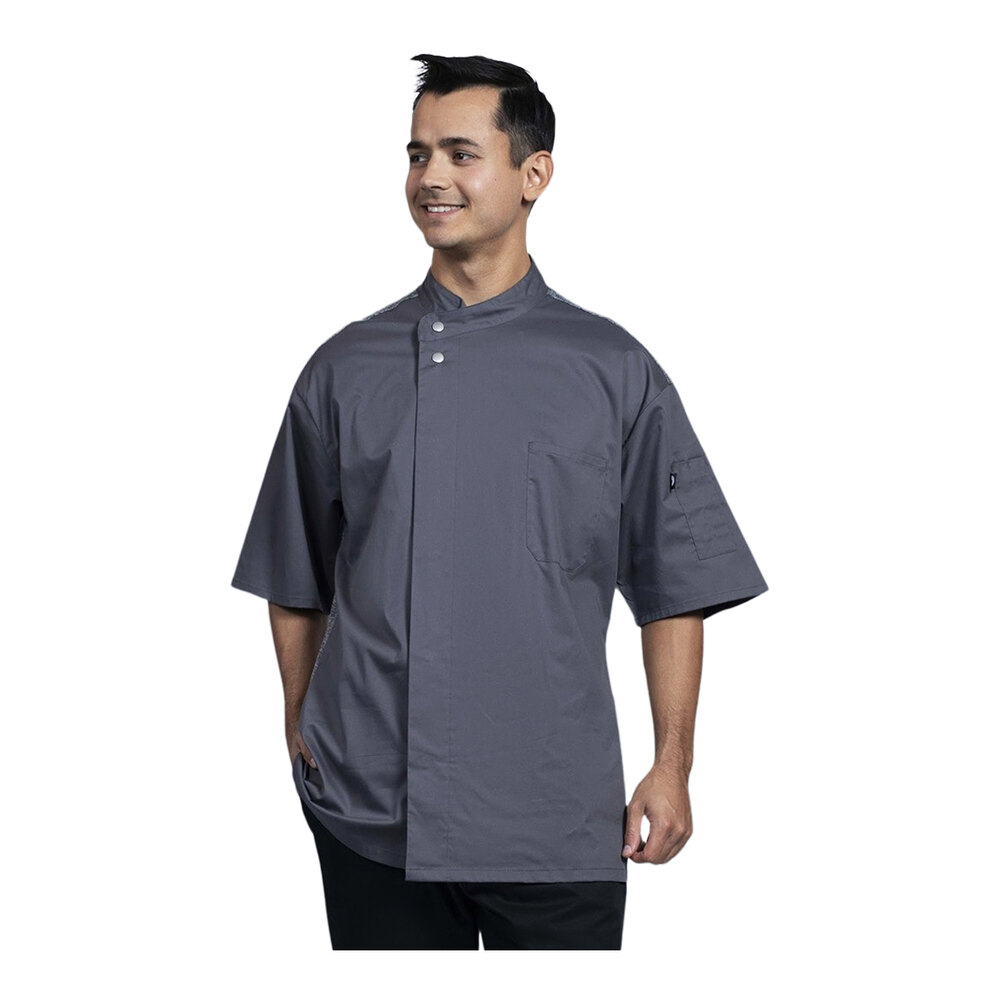 Uncommon Chef Brac Unisex Customizable Slate Short Sleeve Chef Coat ...