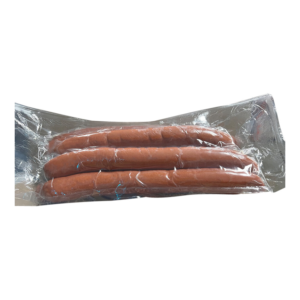 Sabrett 12" 1/1 Natural Casing Jumbo Beef Frank - 30/Case