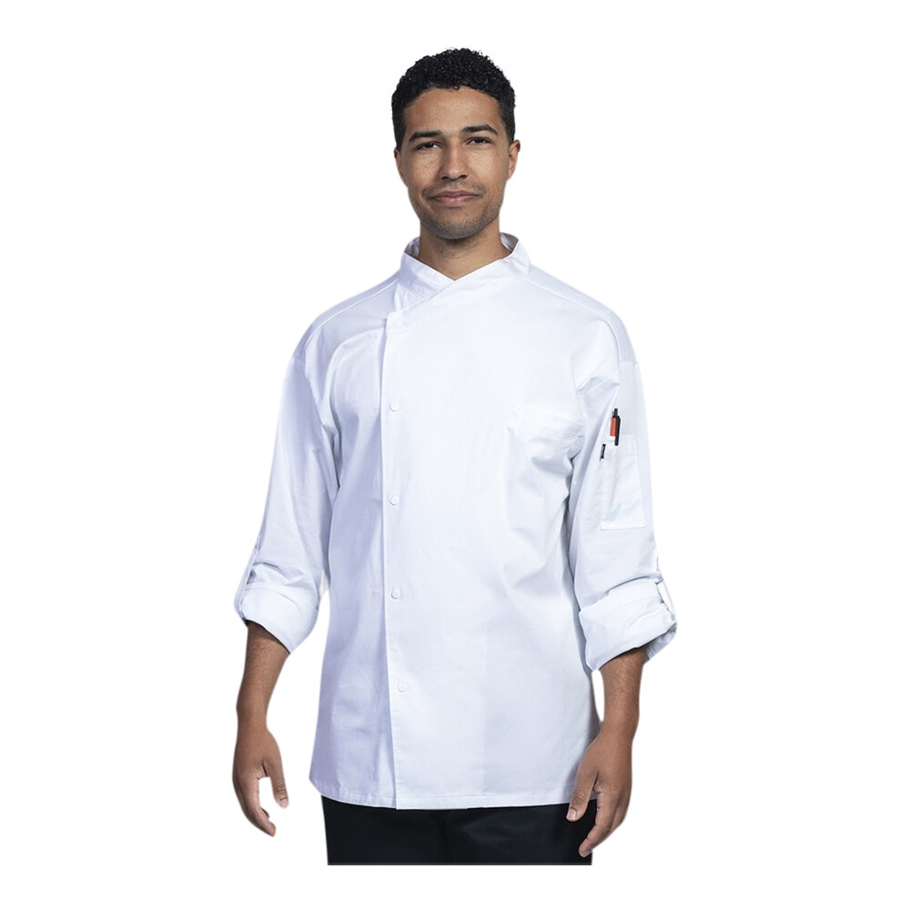 Uncommon Chef Como Unisex Customizable White Convertible Long Sleeve ...