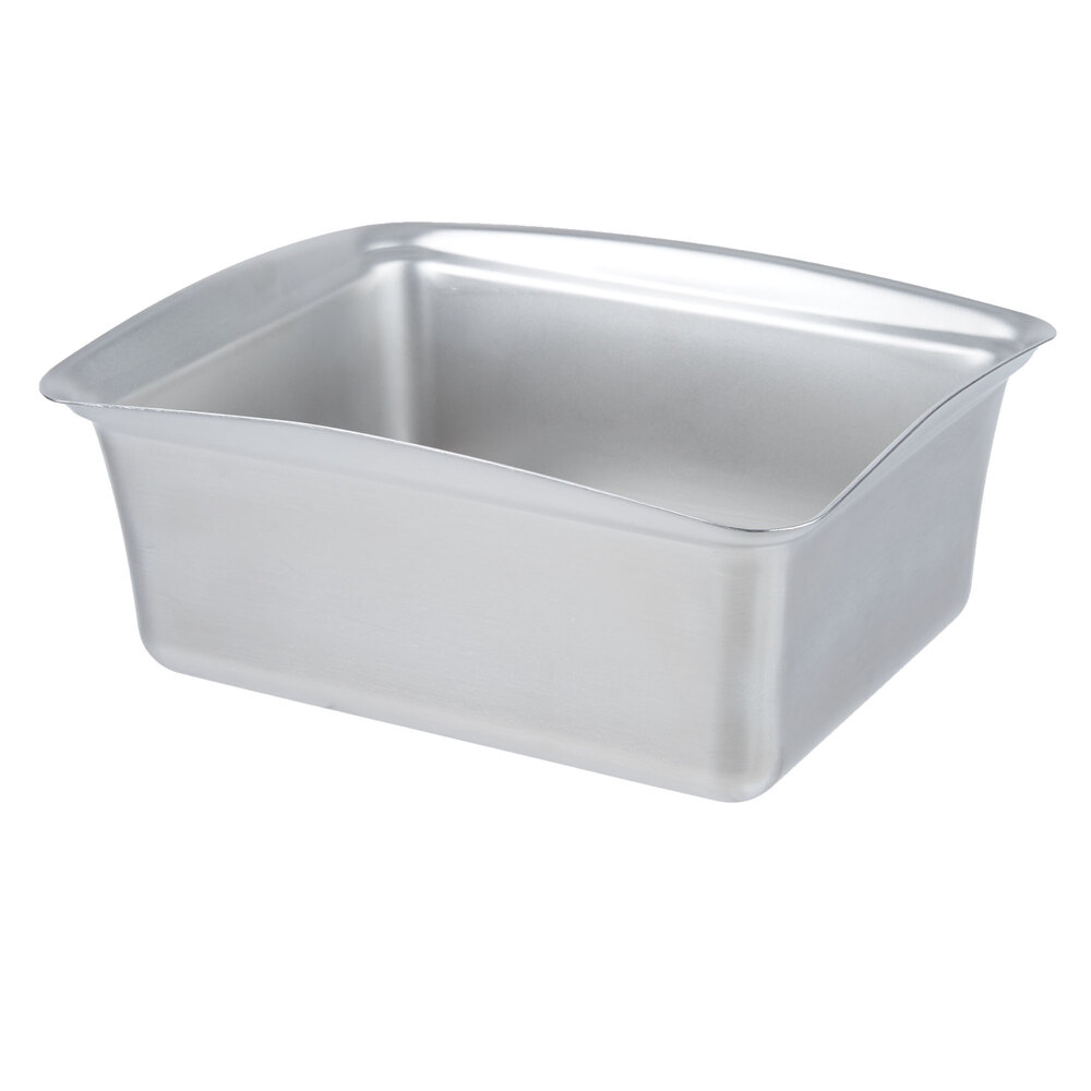 Vollrath 40005 Miramar® 4.5 Qt. Contemporary Stainless Steel Half Size ...