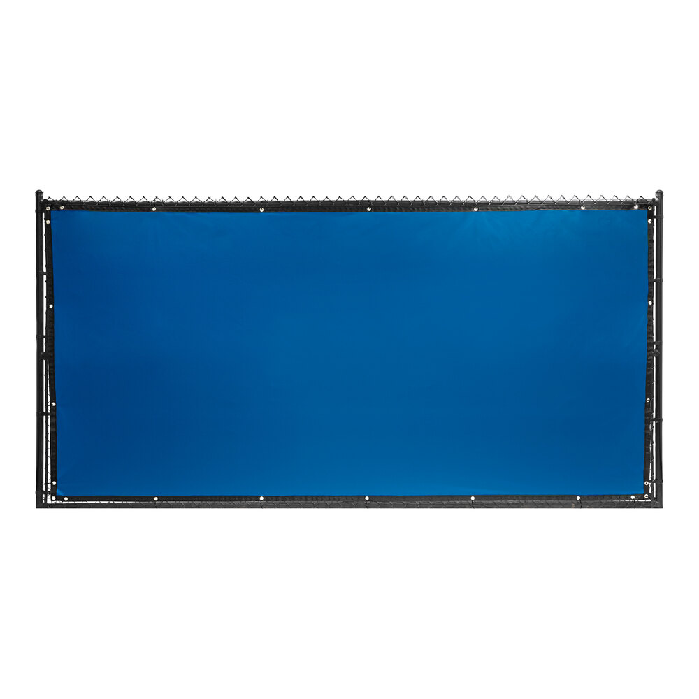 FenceScreen 400 Series 8' x 50' Royal Blue Solid PVC Privacy Fence ...