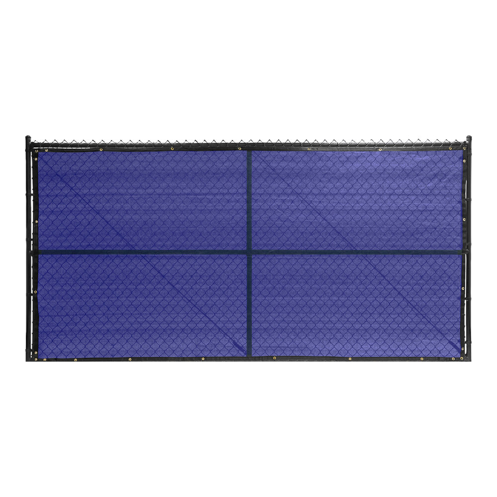 FenceScreen 200 Series Privacy Plus 4' x 50' Navy Blue HDPE Privacy ...