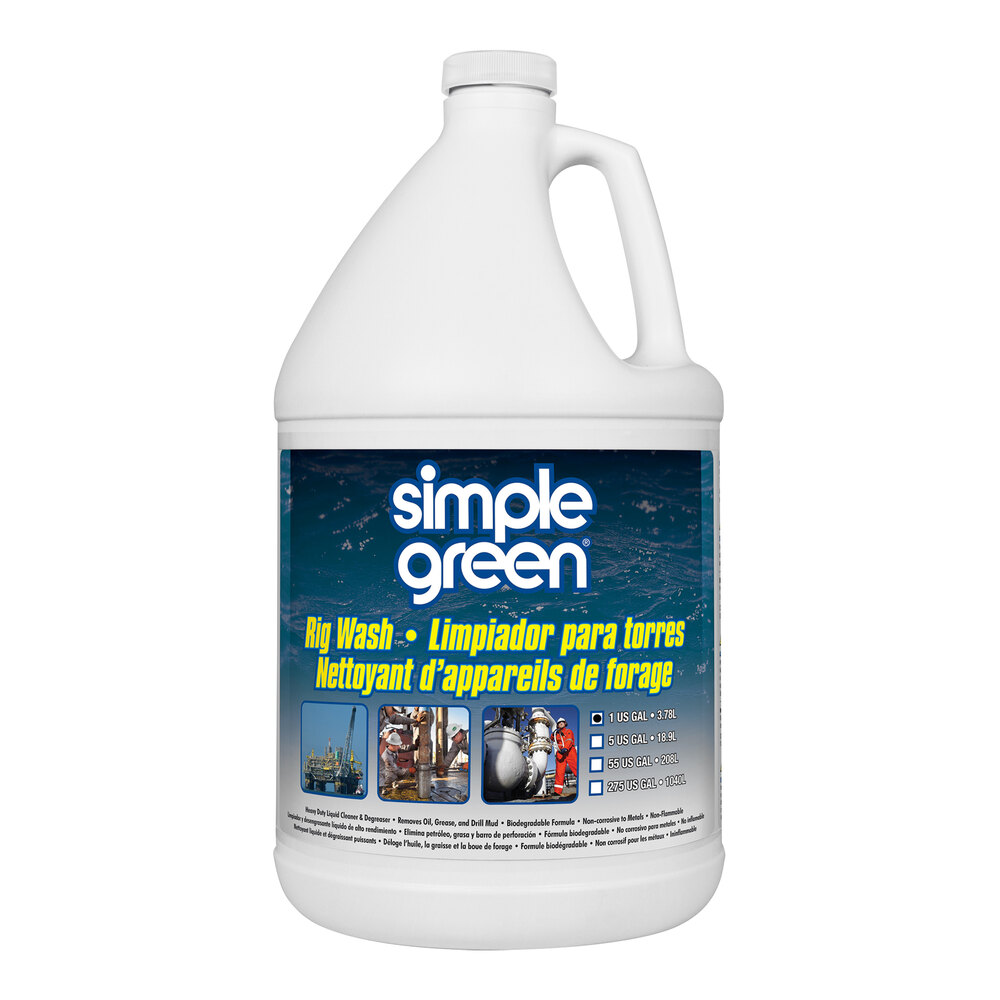 Simple Green 0110000403001 1 Gallon Concentrated Rig Cleaner and ...