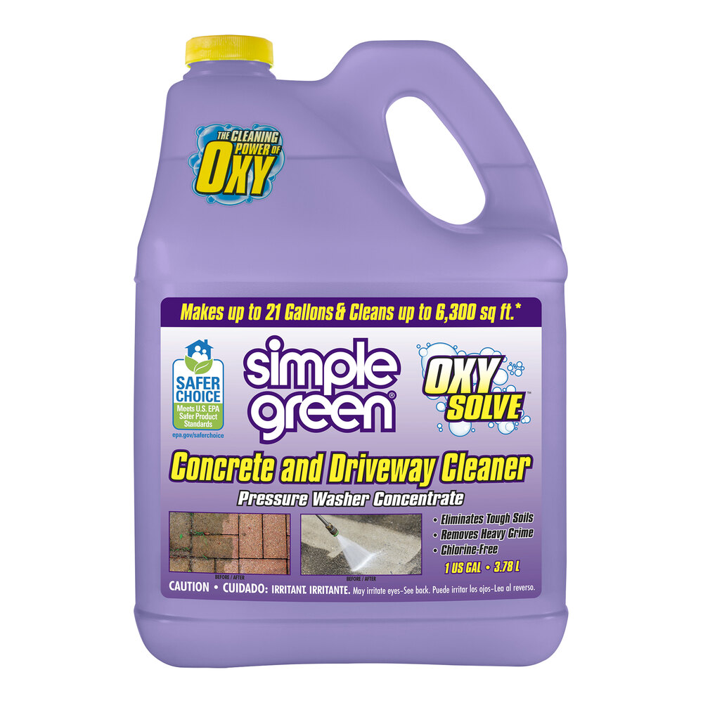 Simple Green Oxy Solve 2310000418233 1 Gallon Concentrated Pressure ...