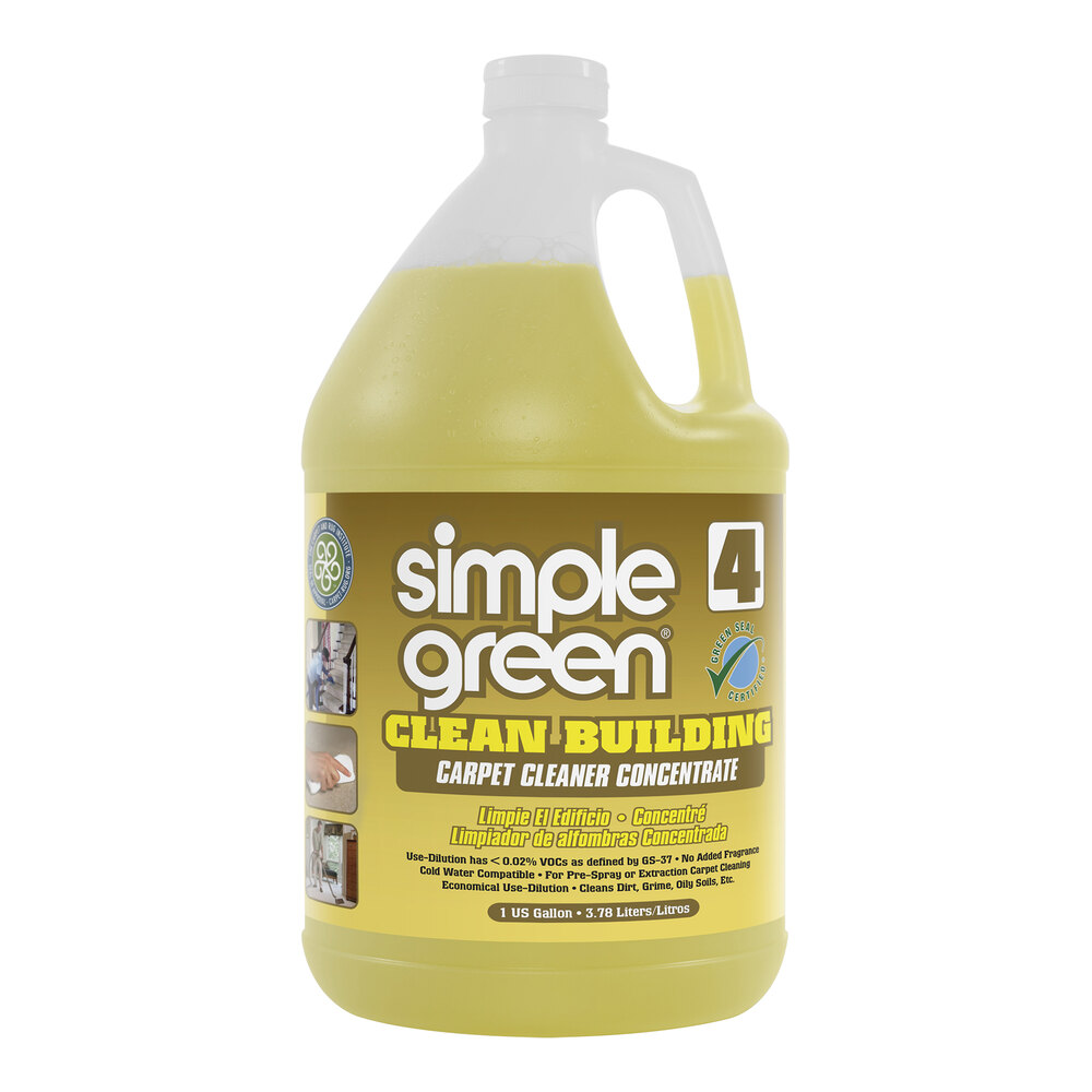 Simple Green Clean Building 1210000211201 1 Gallon Concentrated Carpet ...