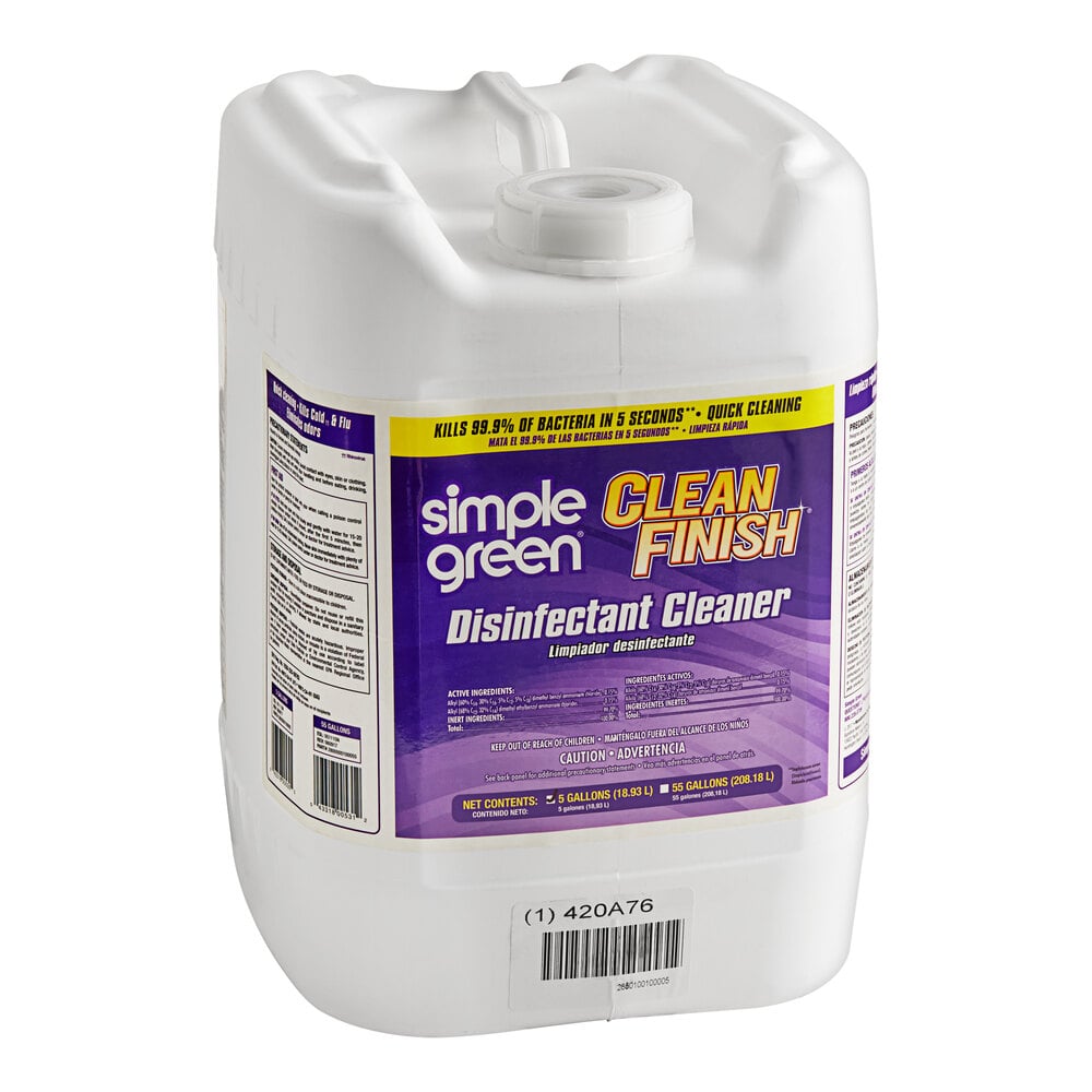 Simple Green Clean Finish 2800000100005 5 Gallon Mint Scented ...