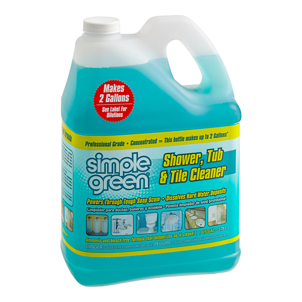 Simple Green 1710000402128 1 Gallon Concentrated Shower, Tub, and Tile ...