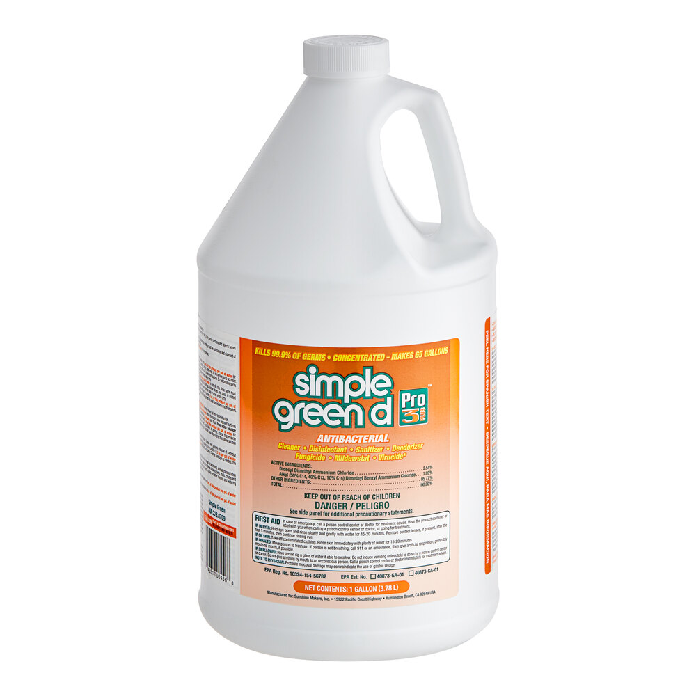 Simple Green D Pro 3 Plus 3310200601001 1 Gallon Sweet Lavender Pine ...