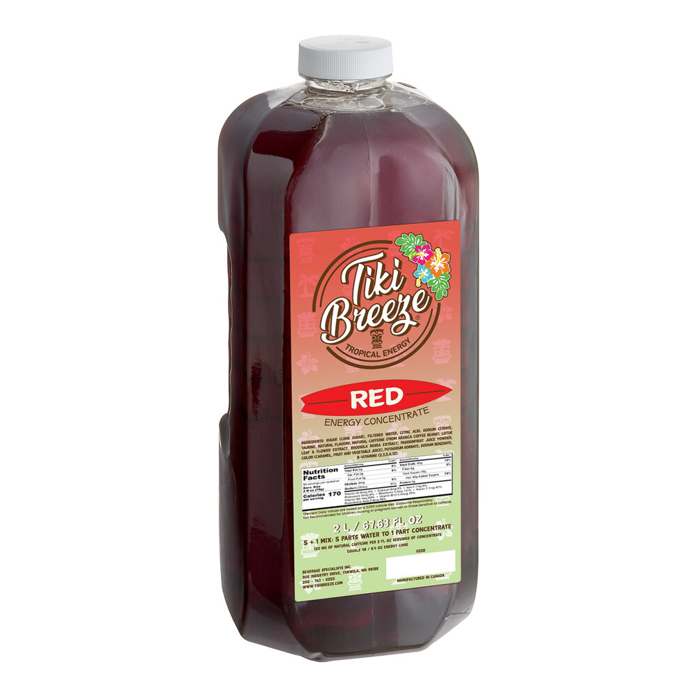 Tiki Breeze Red Tiki Energy 5:1 Concentrate 67.6 fl. oz.