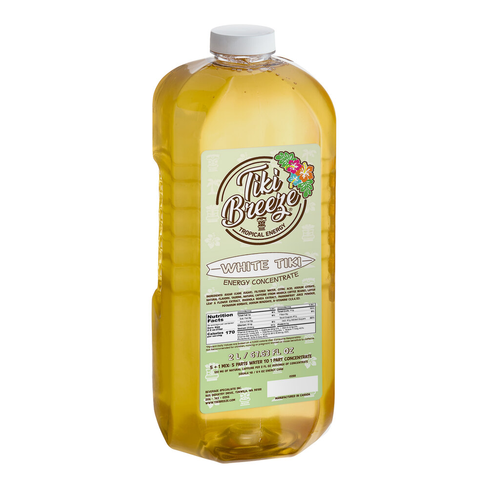 Tiki Breeze White Tiki Energy 5:1 Concentrate Bottle 67.6 oz.