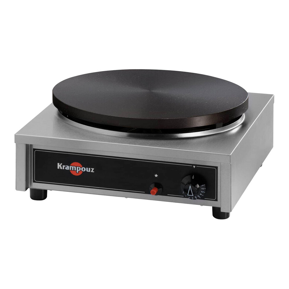 Krampouz CGCID4 15 3/4" Cast Iron Natural Gas Crepe Maker - 24,000 BTU