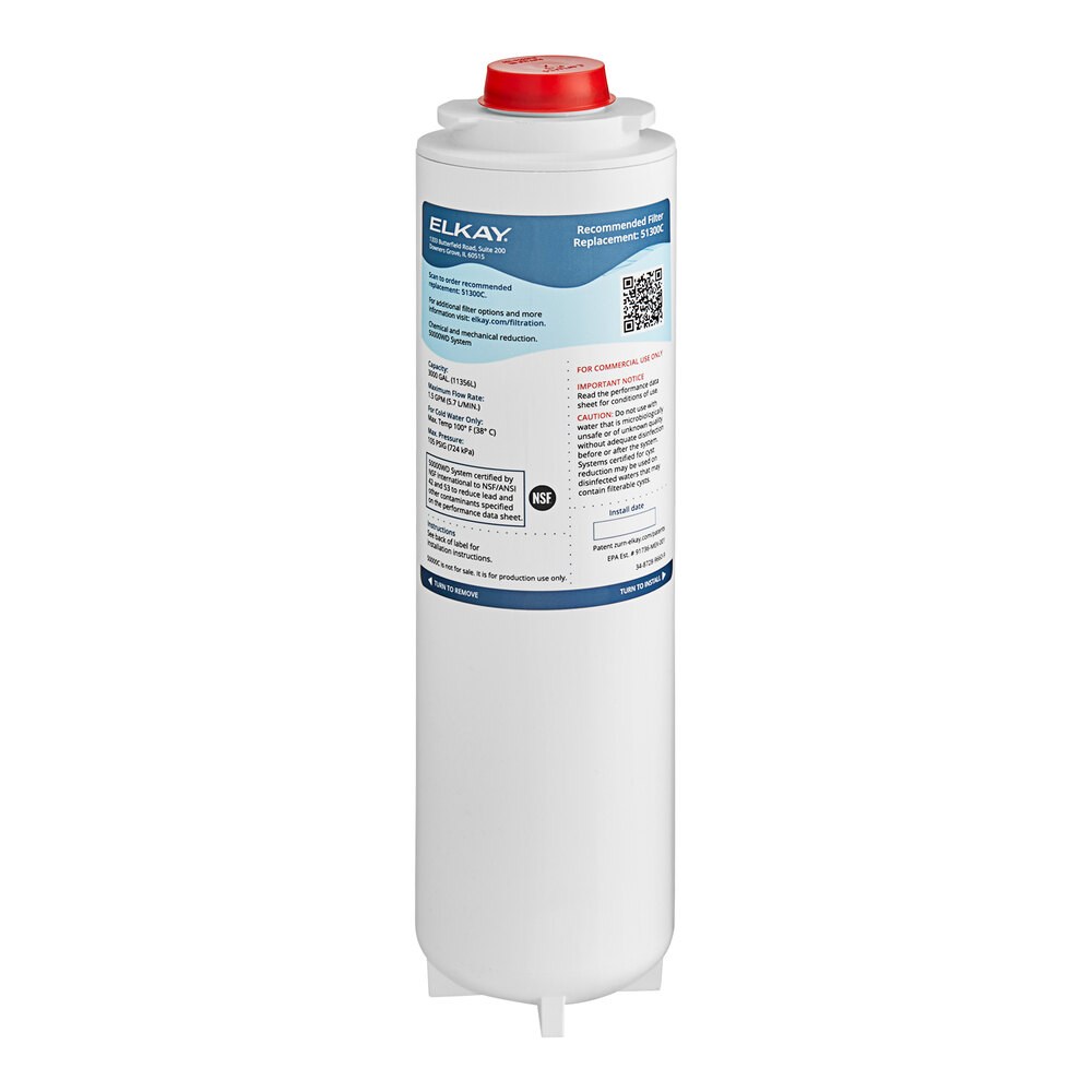 Elkay EWF3000 Universal Filtration Kit for Bottle Fillers, Water ...