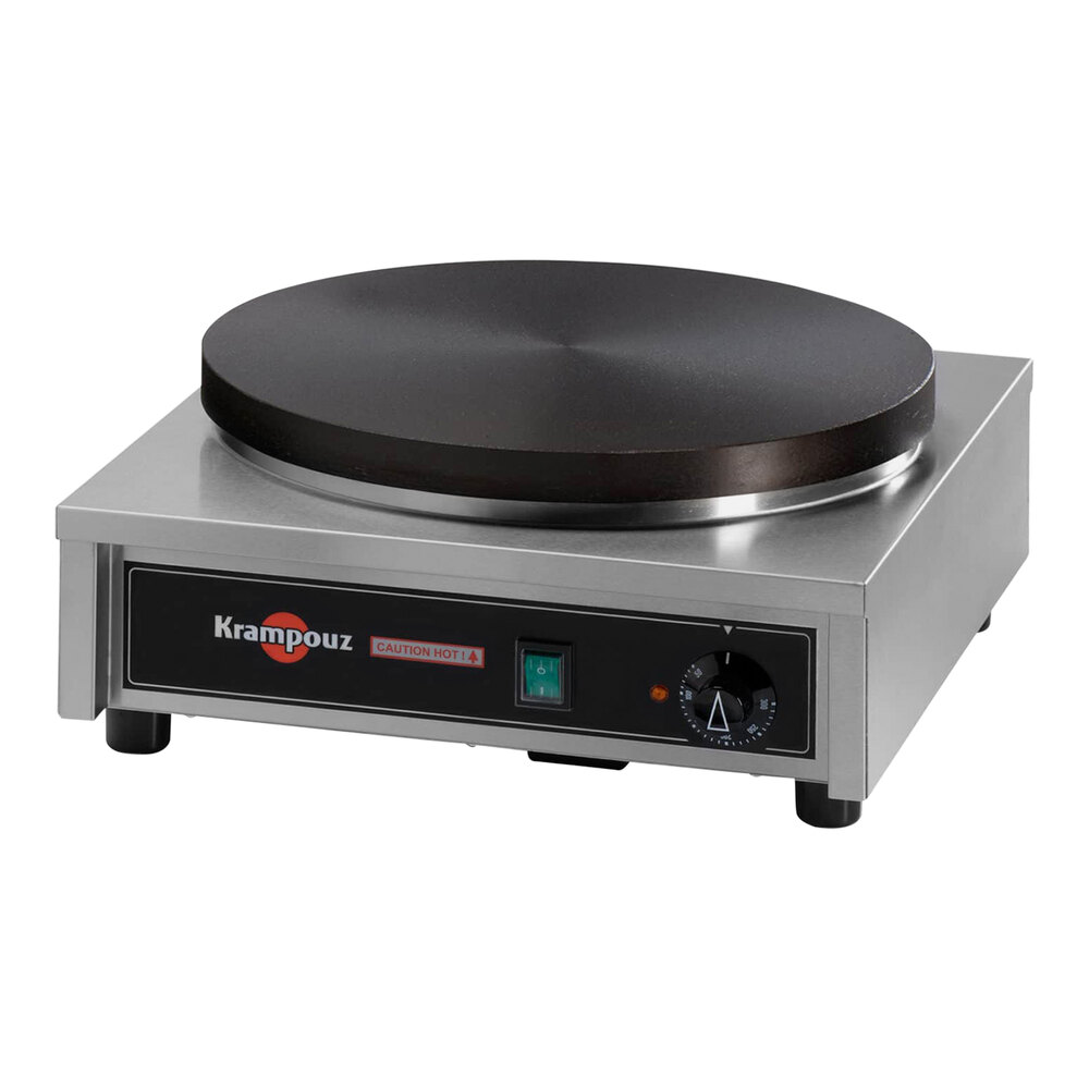 Krampouz CECIF4 15 3/4" Electric Cast Iron Crepe Maker - 240V / 3600W