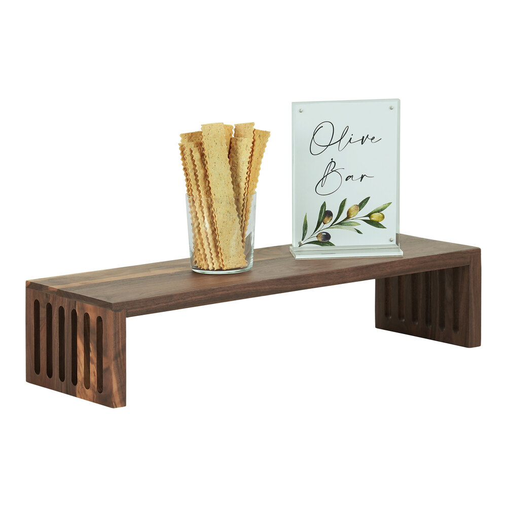 Cal-Mil Sydney 20" x 7" x 7" Walnut Nesting Display Stand