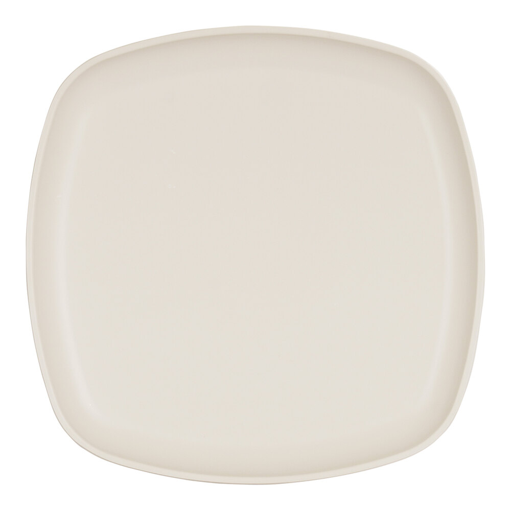 Cal-Mil Oslo 10" Ivory Square Melamine Plate