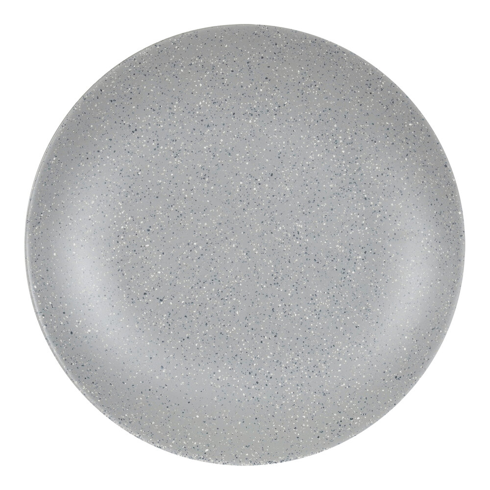 Cal-Mil Coronado 9" Round Gray Melamine Coupe Plate