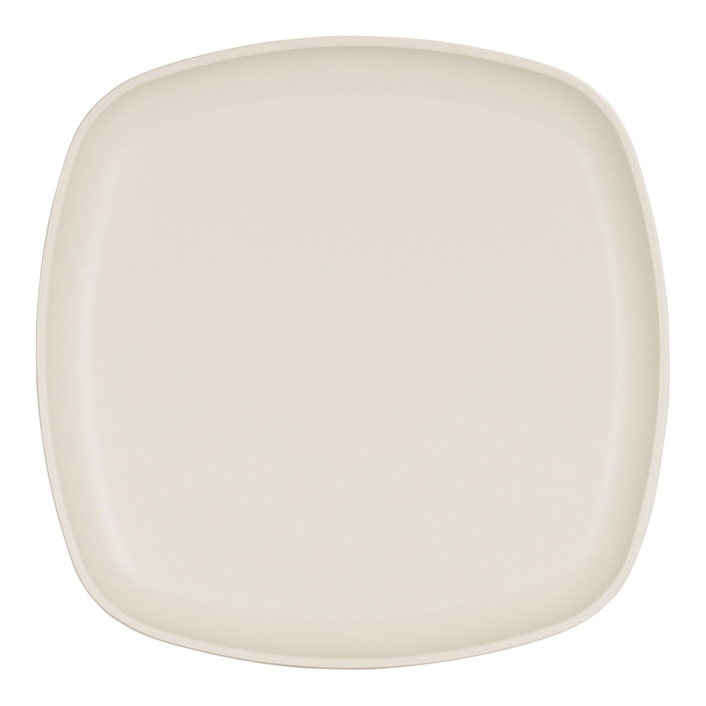 Cal-Mil Oslo 8" Ivory Square Melamine Plate