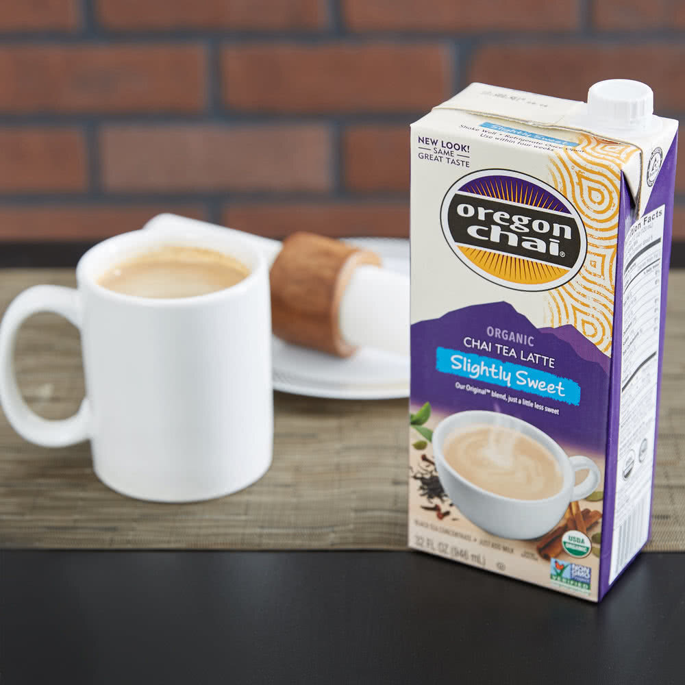 Oregon Chai 32 fl. oz. Organic Slightly Sweet Chai Tea Latte 1:1 ...