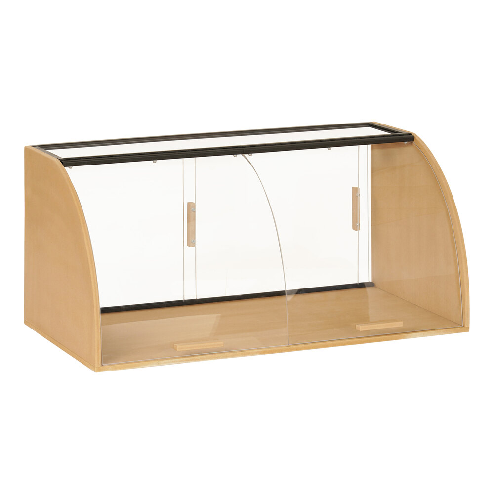 Cal-Mil Renew 35 1/2" x 19 1/2" x 16 3/4" Faux Wood Arched Bakery ...