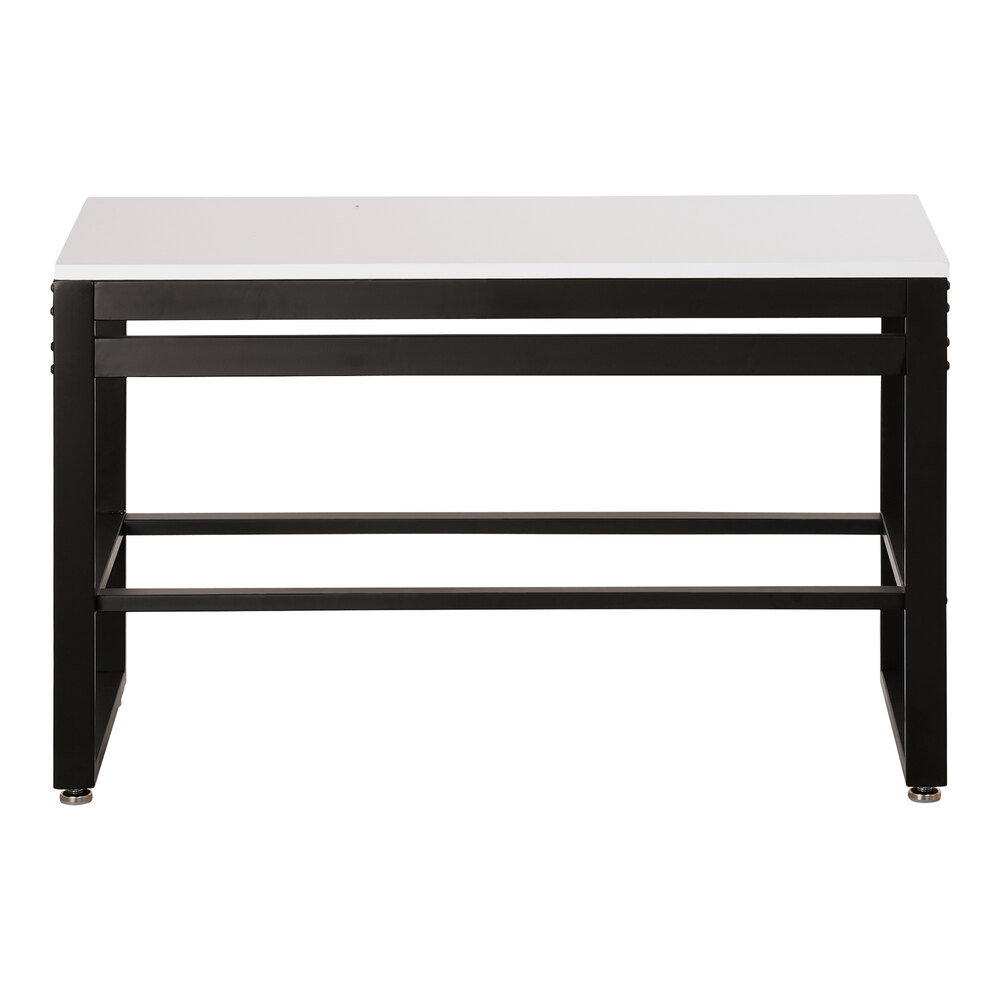 Cal-Mil 38" x 18" x 24" White Nesting Merchandising Table