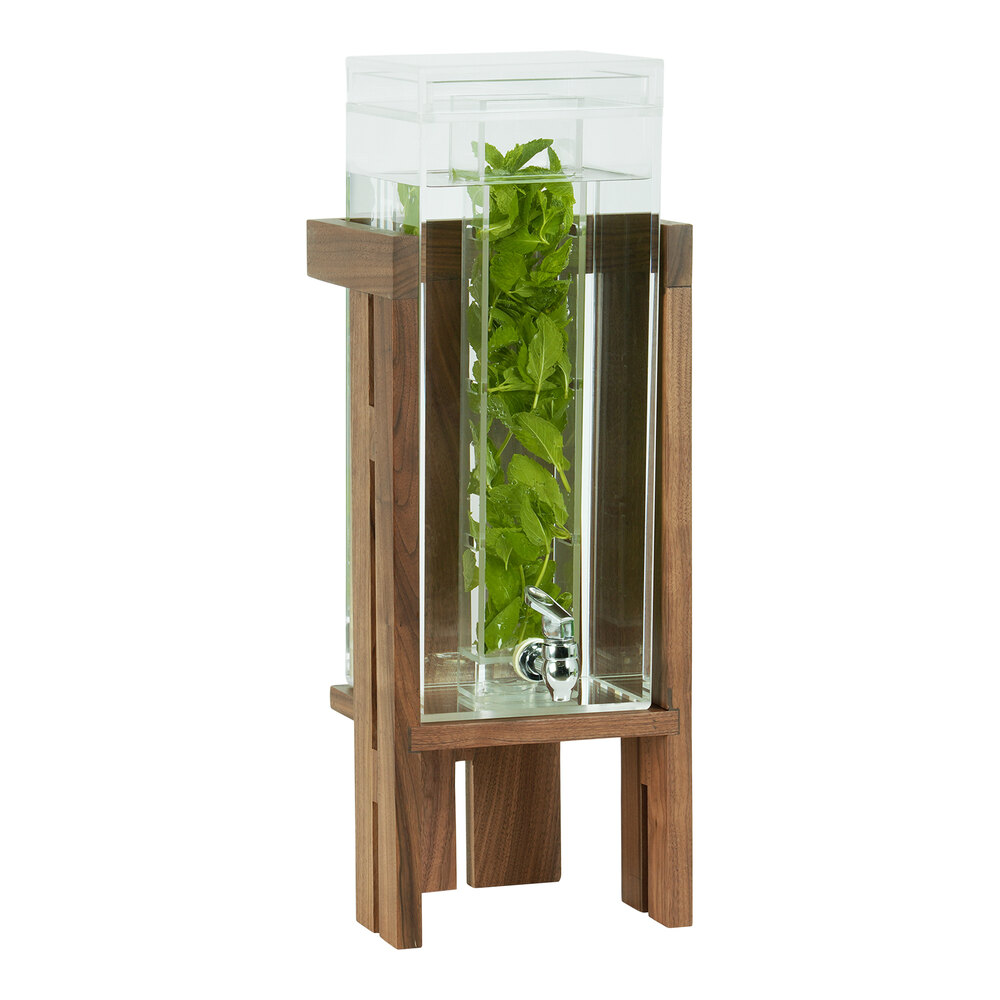 Cal-Mil Sydney 3 Gallon Square Beverage Dispenser with Infusion Chamber ...