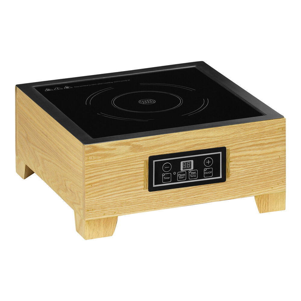 Cal-Mil 23178-21 Sydney 22" x 14" x 13" Oak Countertop Induction Range ...