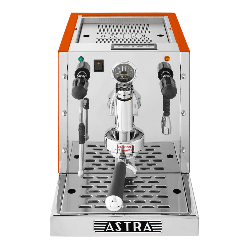 Astra Gourmet GA-021-1-OR Automatic Orange Espresso Machine - 110V