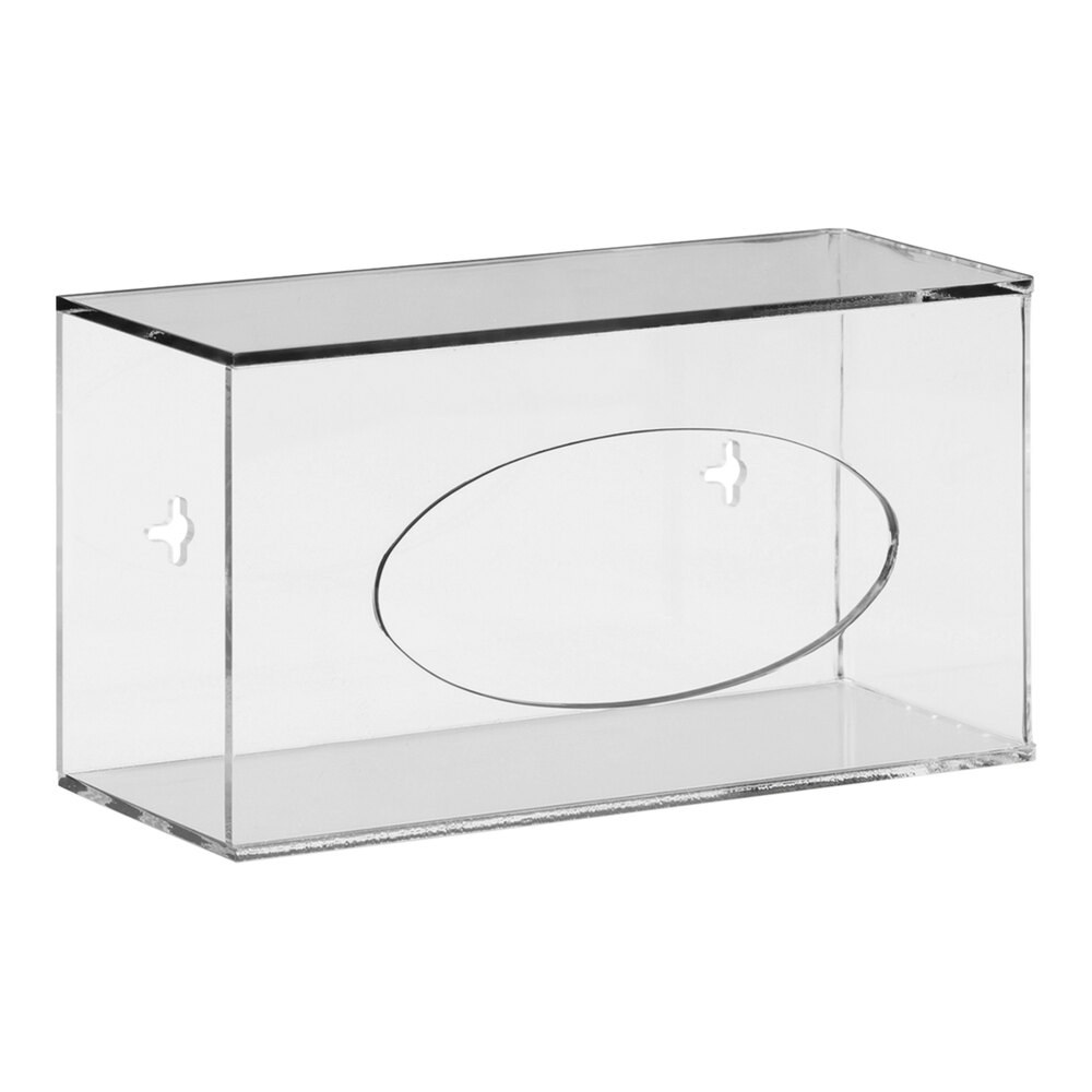 Omnimed Deluxe Acrylic 1-Box Wall Mount Disposable Glove Dispenser