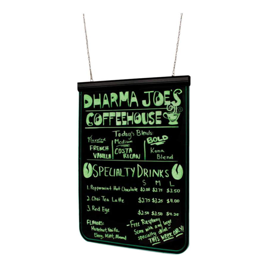 United Visual Products 24" x 33" Illuminated Edge-Lit Board