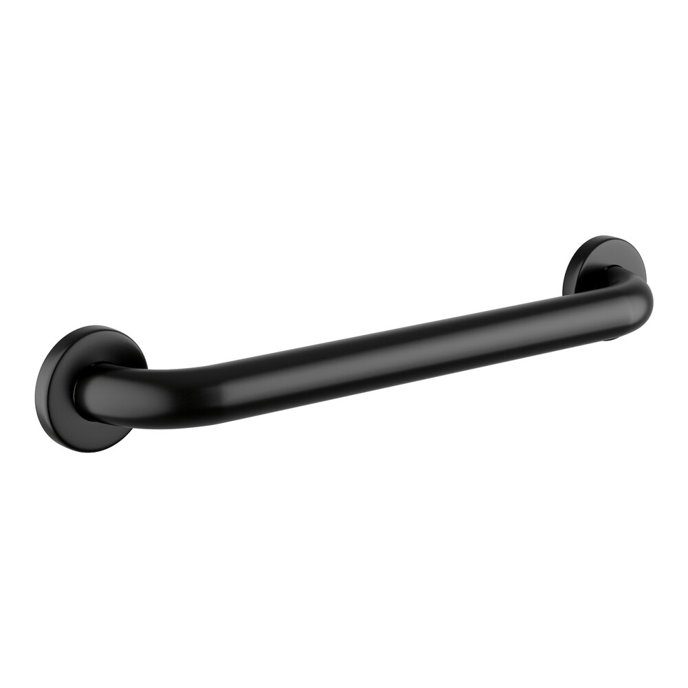 Lavex 18" Stainless Steel Matte Black Restroom Grab Bar