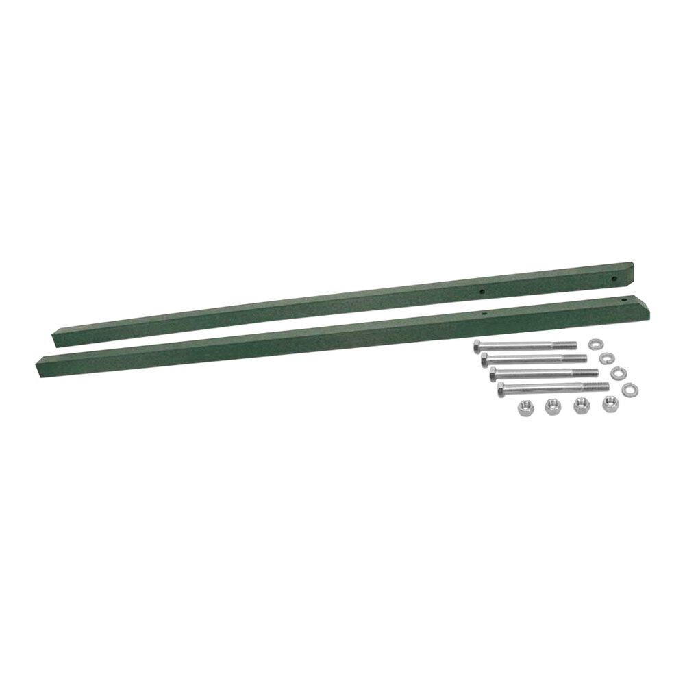 United Visual Products 4" x 4" x 10' Woodland Green Recycled Plastic ...
