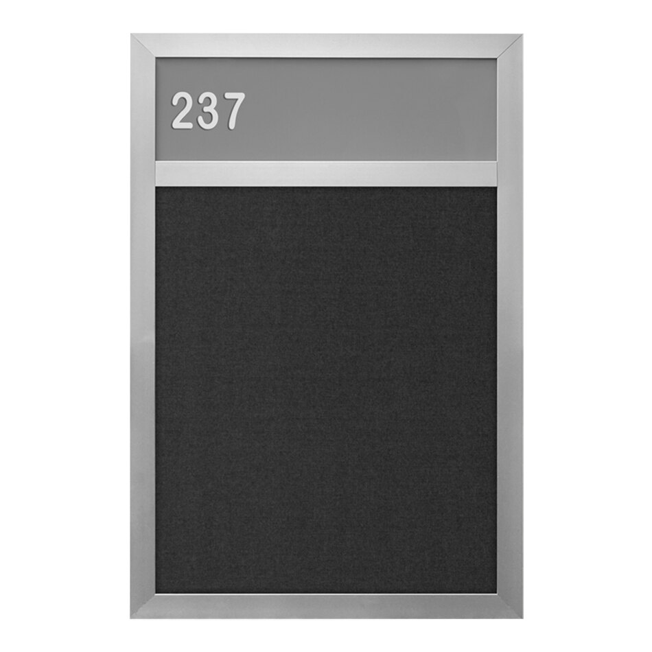 United Visual Products 11" x 17" Hall Identification Board with Black ...