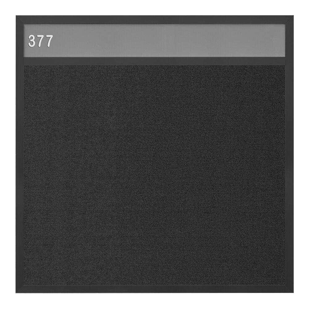 United Visual Products 24" x 24" Hall Identification Board with Black ...