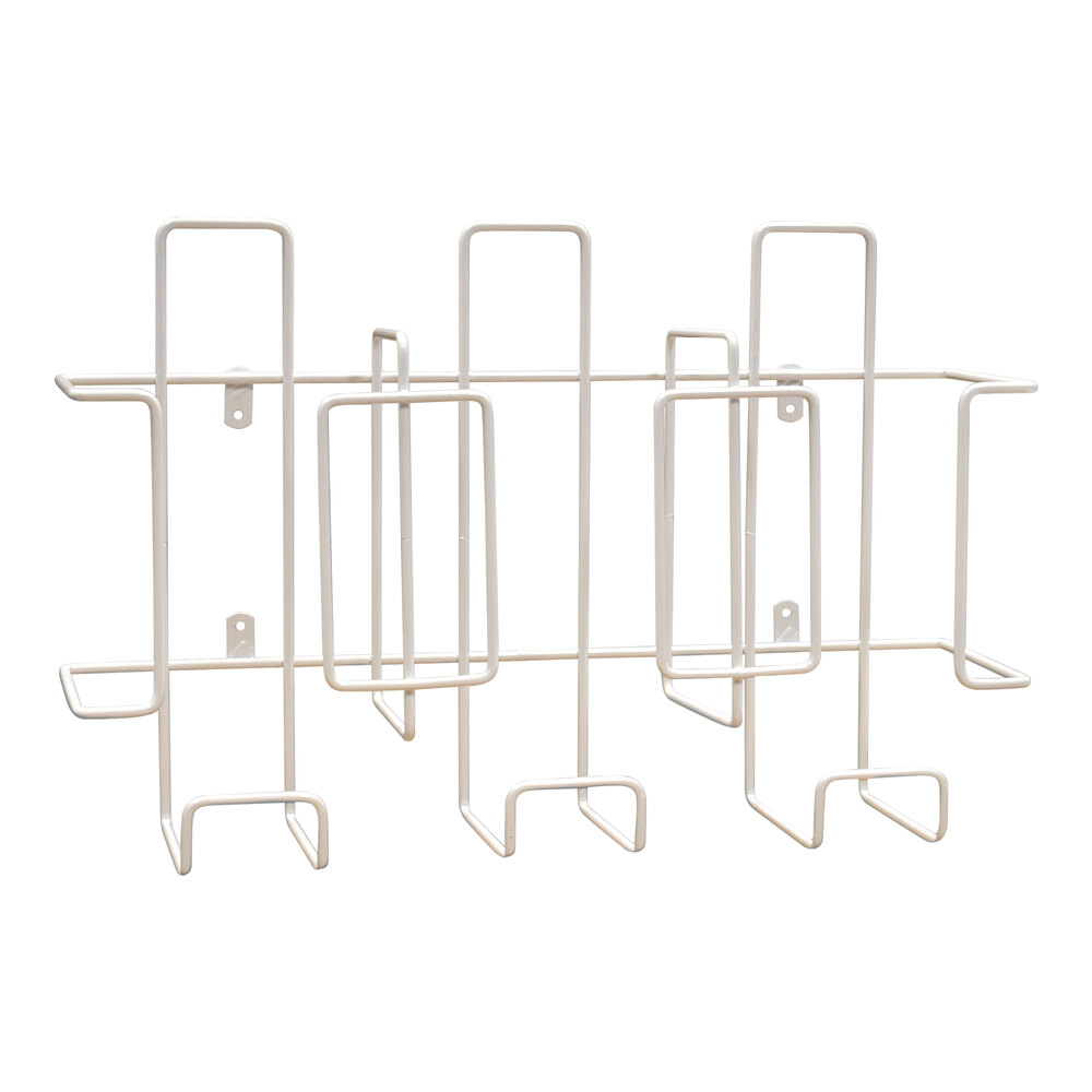 Omnimed Deluxe Steel Wire 3-Box Wall Mount Disposable Glove Dispenser