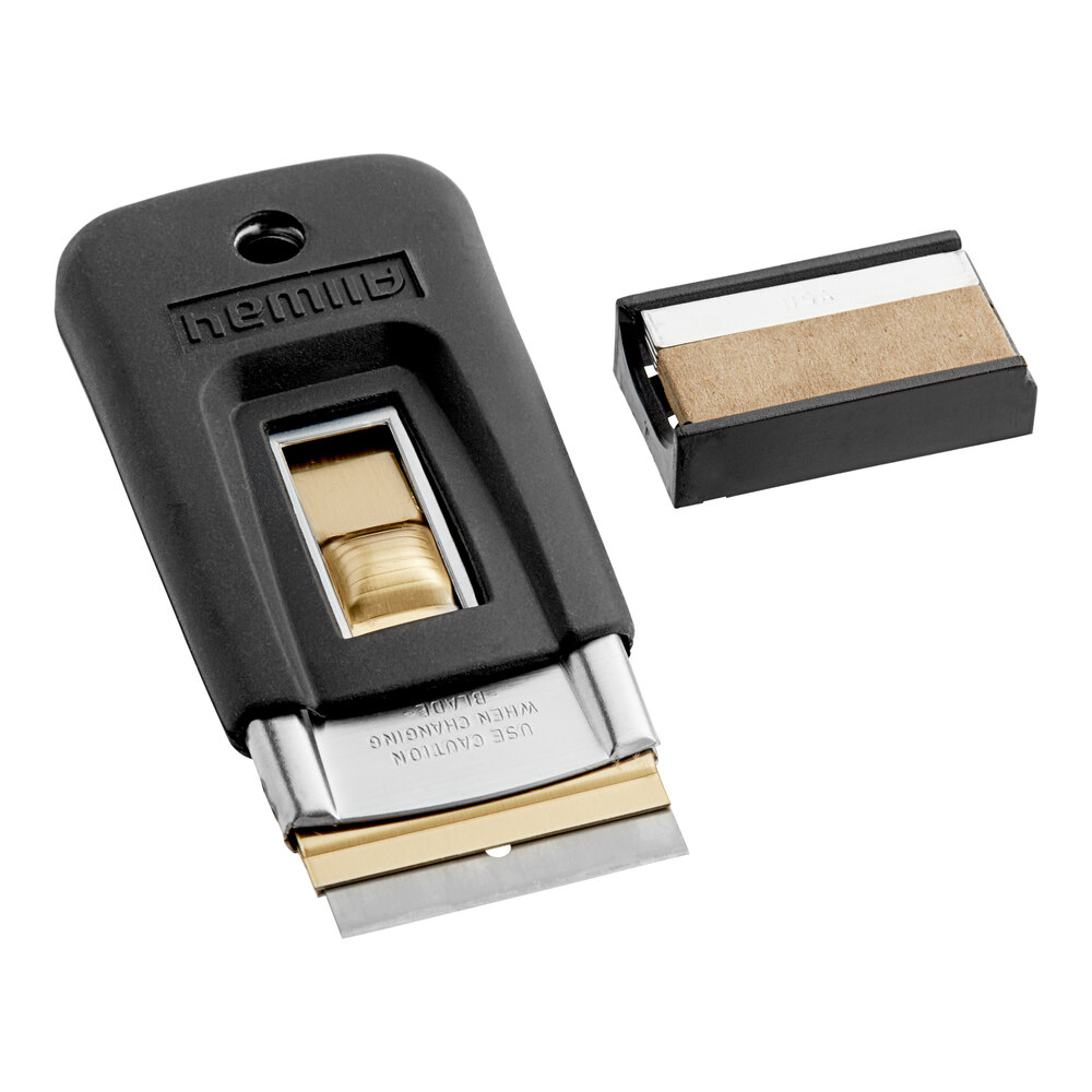 Allway Tools SGS Soft-Grip Retractable Glass Scraper with 5 Blades