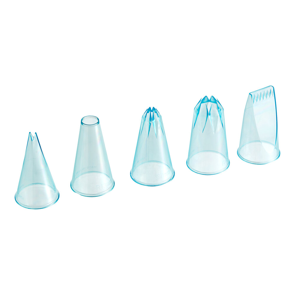 Ateco 6-Piece Decorating Set with 13 1/2" Pre-Cut Superflex Pastry Bag ...